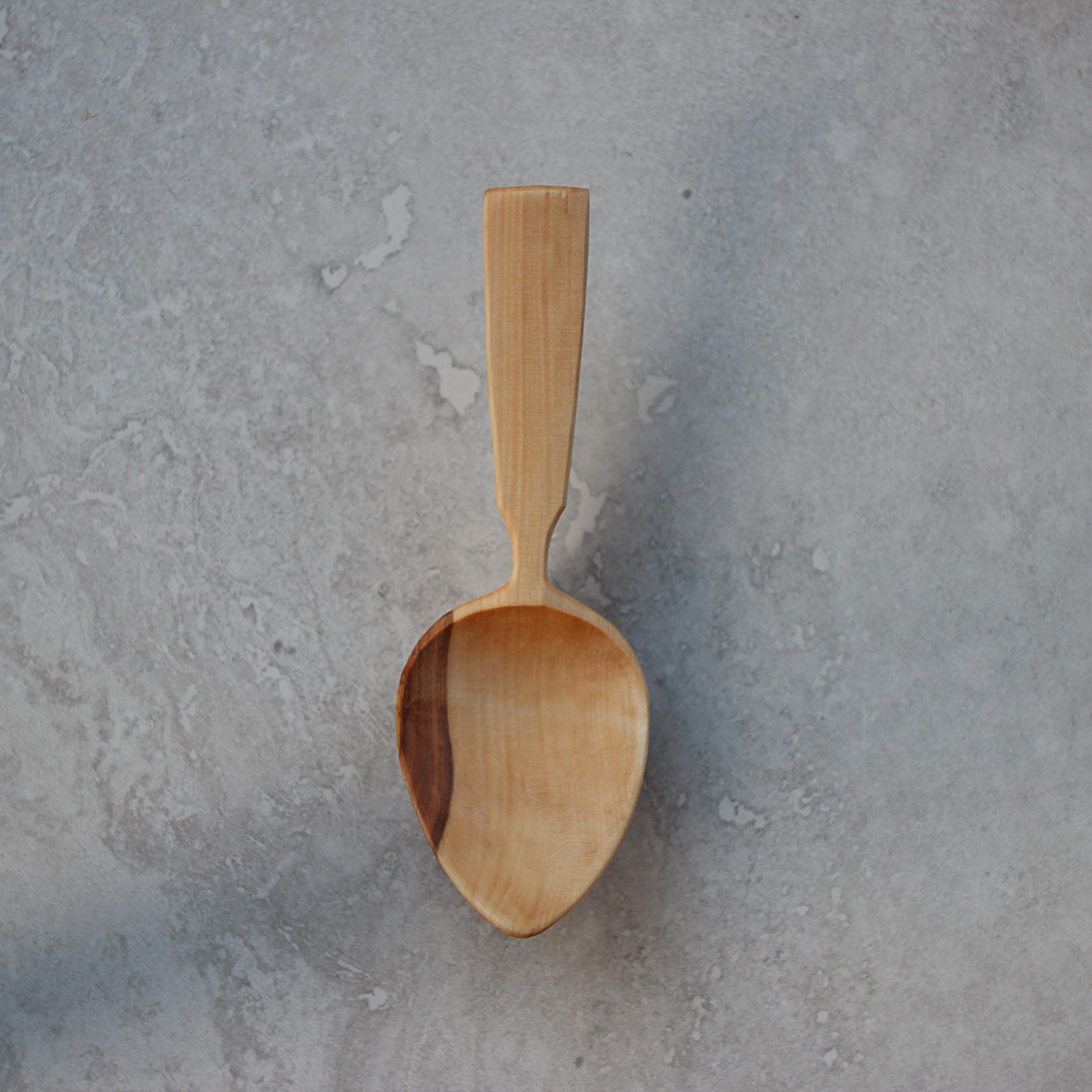 Spalted birch spoon 1 - JoJo Wood