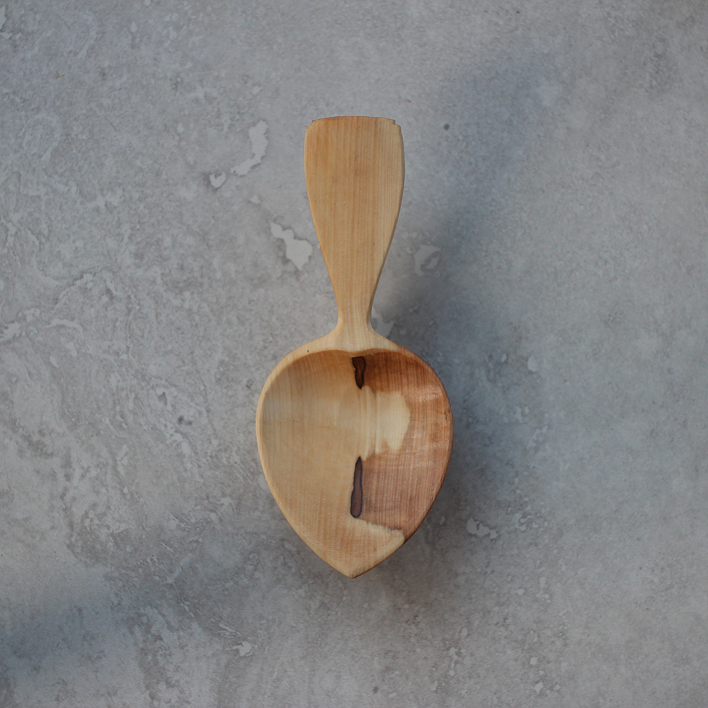 Spalted birch spoon 3 - JoJo Wood